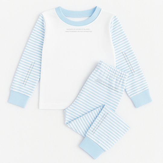 BLUE STRIPE PYJAMAS – House of Blanks