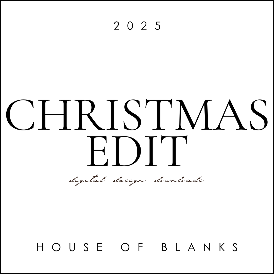 THE DIGITAL DRIVE - CHRISTMAS EDIT '25 – House of Blanks